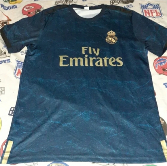 Shirts | Real Madrid Fly Emirates Soccer Football Club Jersey | Poshmark